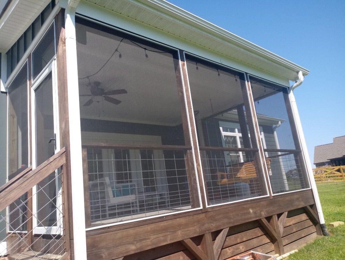 Screened Porch Conversion in Gibsonville